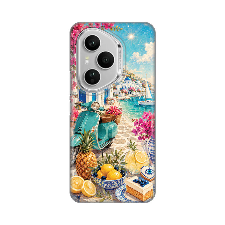 Zastitna ultra tanka (skin) maska / futrola PRINT - Huawei Honor 400 Pro Summer in Greece