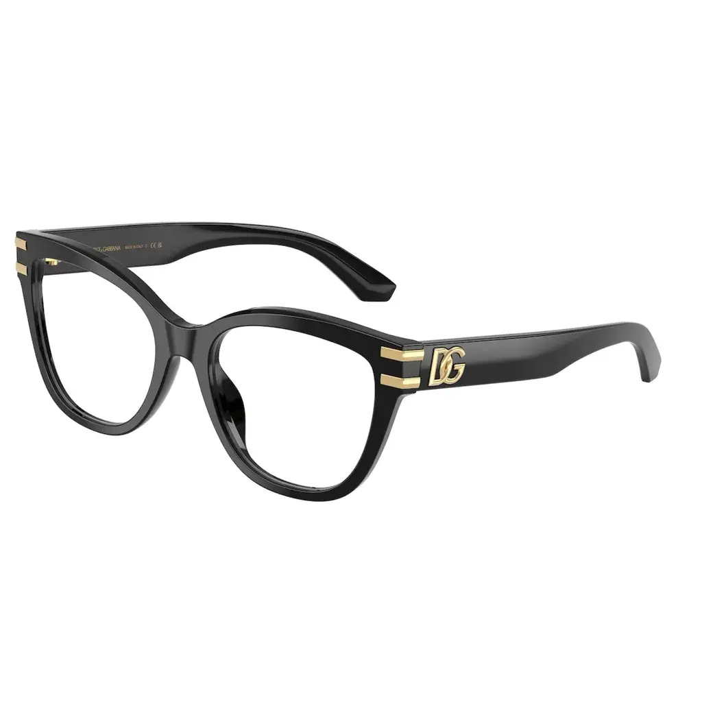 Dolce&Gabbana Ženski okvir za dioptrijske naočare, Četvrtaste, Crni