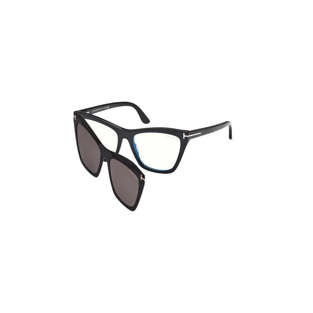 Tom Ford Ženski okvir za dioptrijske naočare Blue Block 0FT5971-B 154, Crni