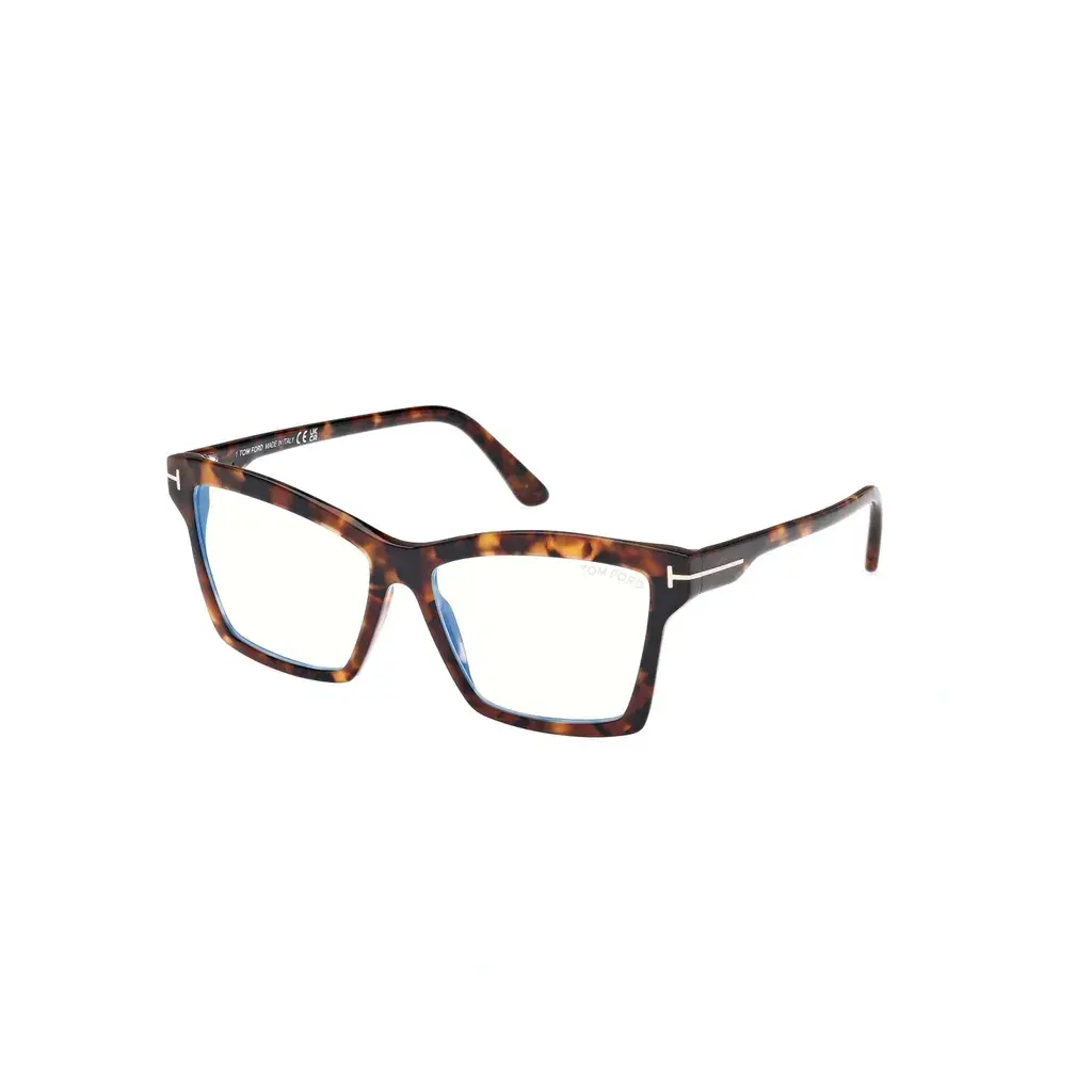 Tom Ford Ženski okvir za dioptrijske naočare Blue Block 0FT5964-B 5254, Smeđi