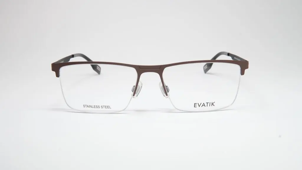 Evatik Muški dioptrijski okvir 9194 M102, Braon-crni