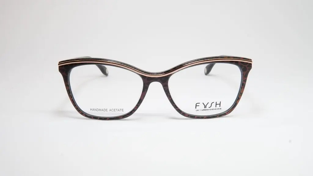 Fysh Ženski dioptrijski okvir 3615 864, Crno-smeđi