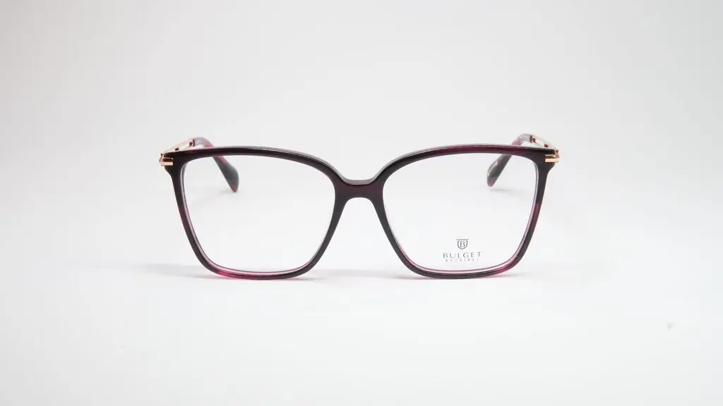 Bulget Ženski dioptrijski okvir BG6557 E02, Bordo-zlatne boje