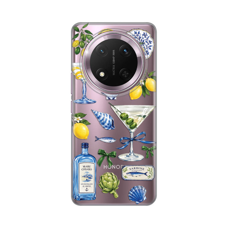Zastitna silikonska maska (futrola) PRINT - Huawei Honor Magic 7 lite Mediterranean Martini