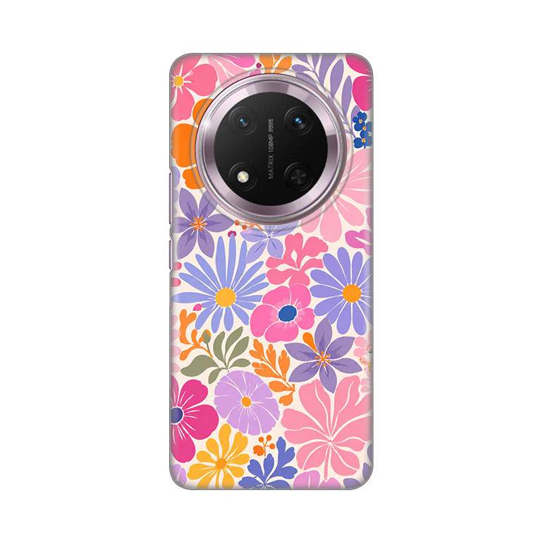 Zastitna silikonska maska (futrola) PRINT - Huawei Honor Magic 7 lite Sunny Petals