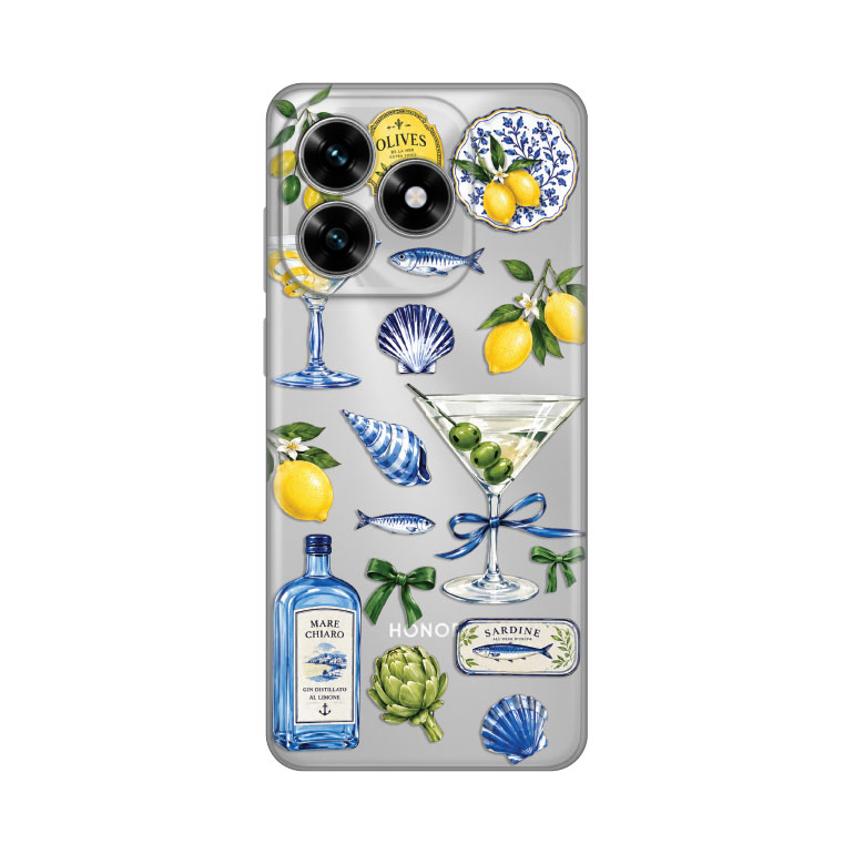 Zastitna silikonska maska (futrola) PRINT - Huawei Honor X5c Plus Mediterranean Martini