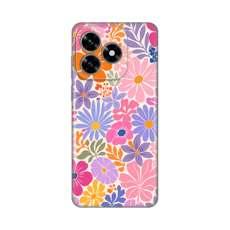 Zastitna silikonska maska (futrola) PRINT - Huawei Honor X5c Plus Sunny Petals