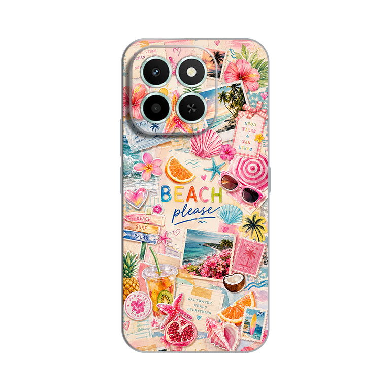 Zastitna ultra tanka (skin) maska / futrola PRINT - Huawei Honor X6c Beach Please