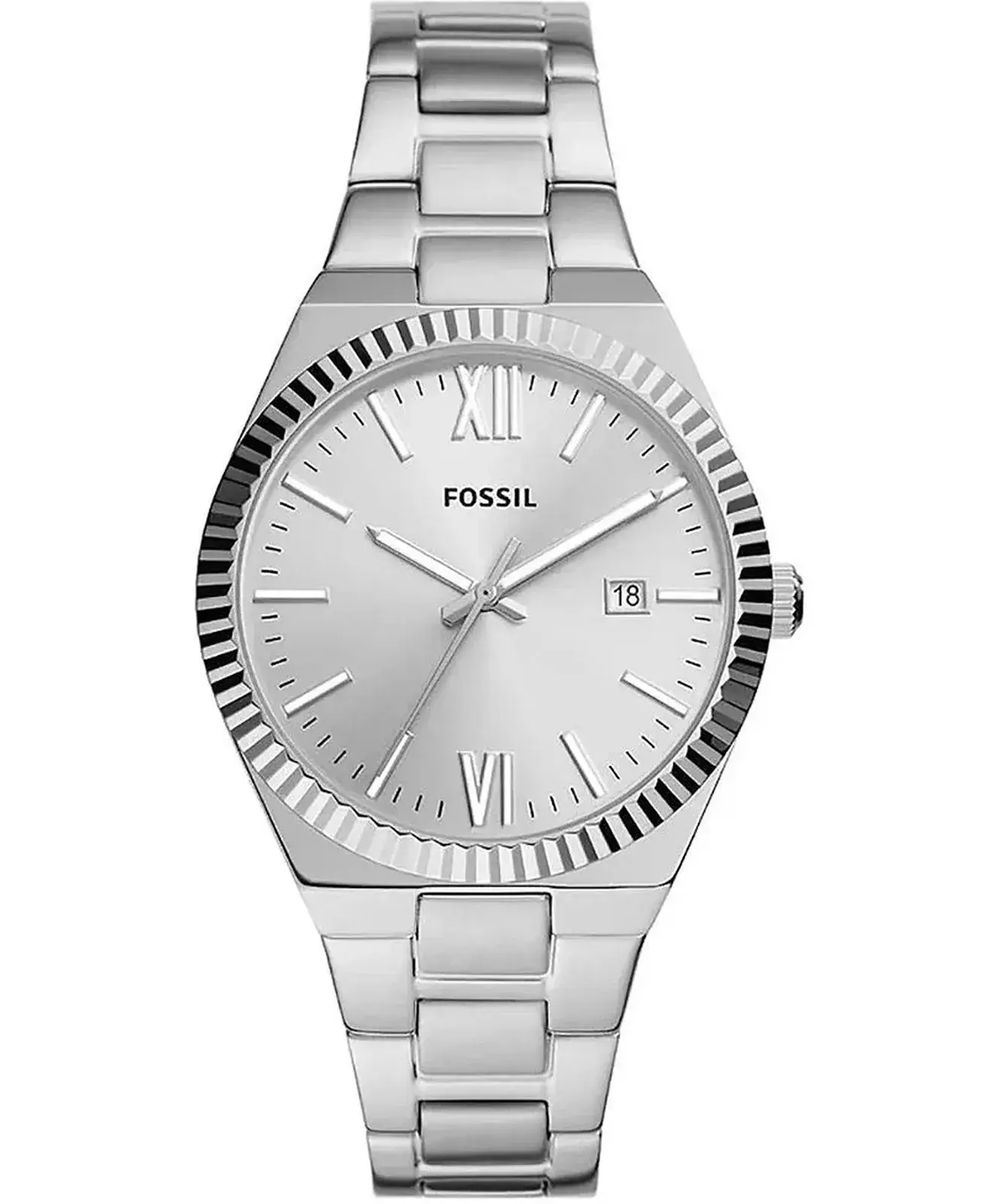 Fossil Ženski sat Scarlette, Srebrne boje