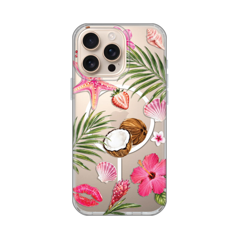 Zastitna maska (futrola) print Magsafe - iPhone 16 Pro Max 6.9 Coconut Paradise