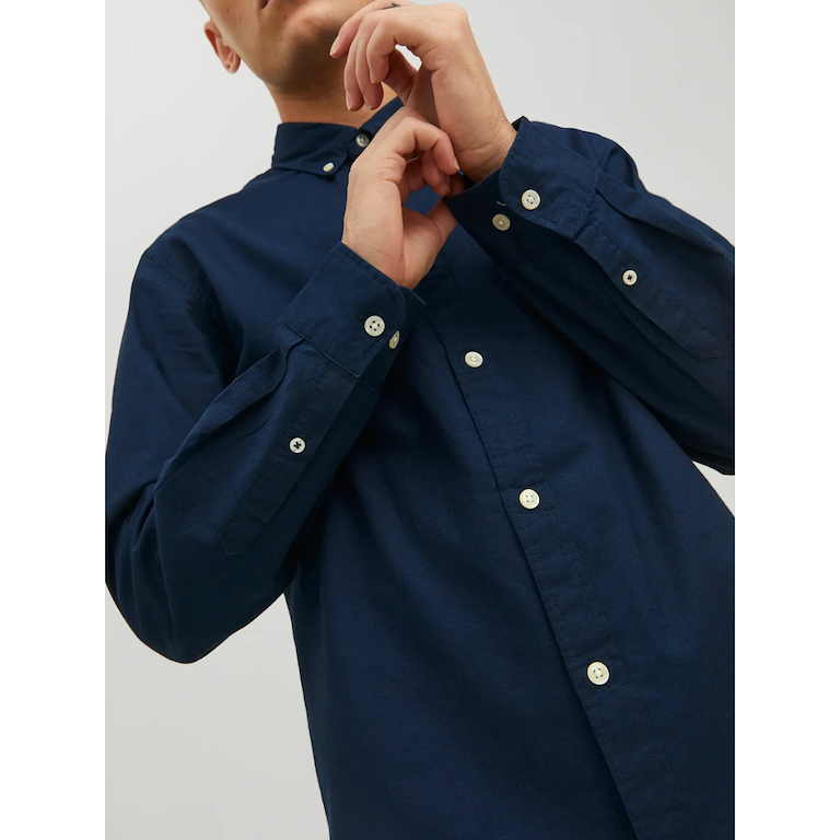 J&J Teget Muška Košulja JJEOXFORD SHIRT LS