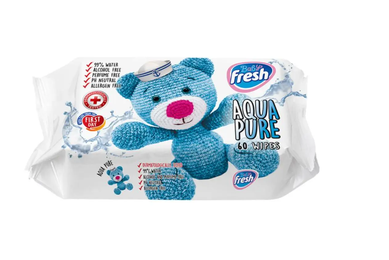 FRESH Vlažne maramice Baby Aqua Pure 60/1