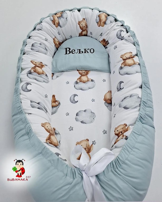 Bubamara037 Gnezdo za bebe, Plavo