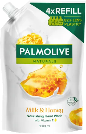 PALMOLIVE
NATURALS tečni sapun Milk&Honey dopuna, 1 l