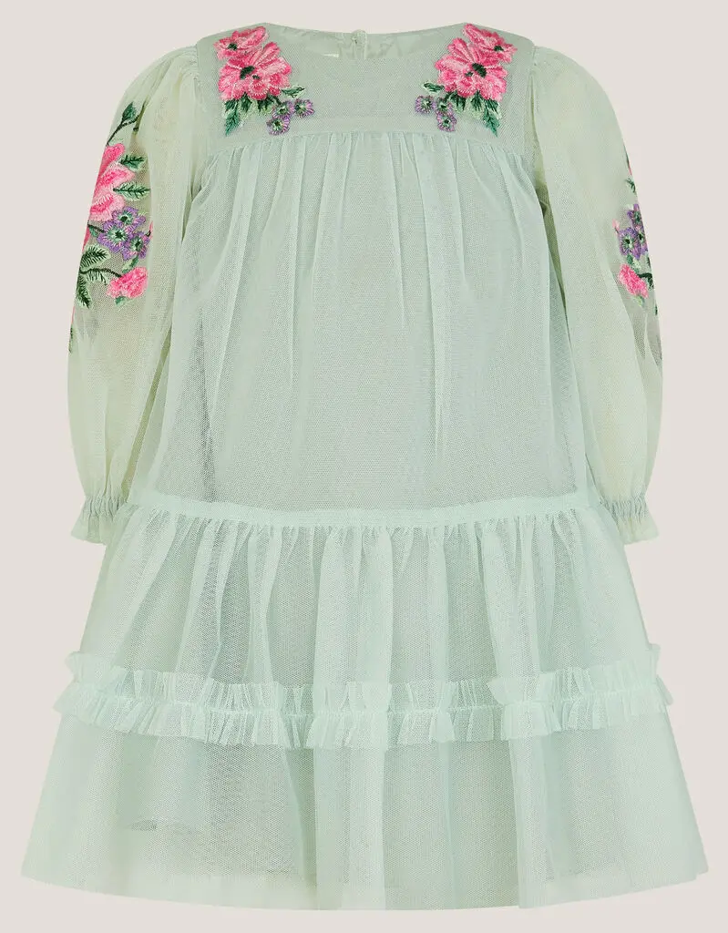 Monsoon Children Haljina za bebe Peony Swing, Maslinasta
