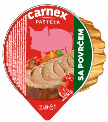 PAŠTETA SA POVRĆEM CARNEX 50G