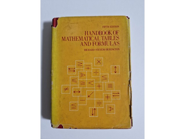 Handbook of mathematical tables and formulas