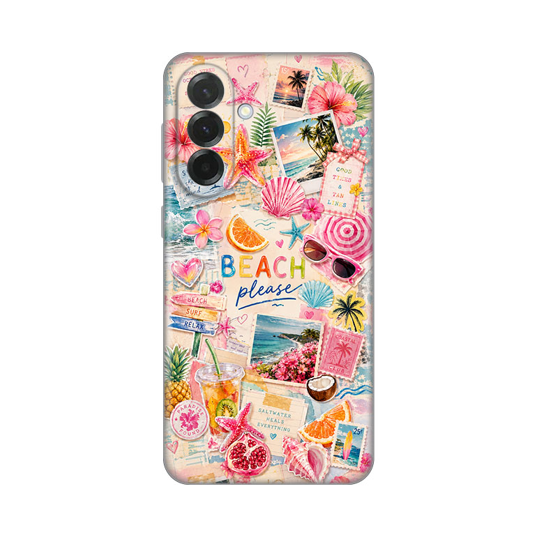 Zastitna ultra tanka (skin) maska / futrola PRINT - Samsung A376 Galaxy A37 5G Beach Please