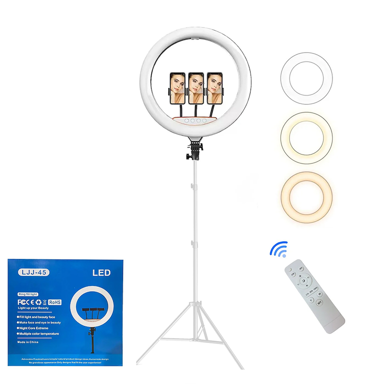 LED lampa - tripod LJJ-45 18 inch 50W