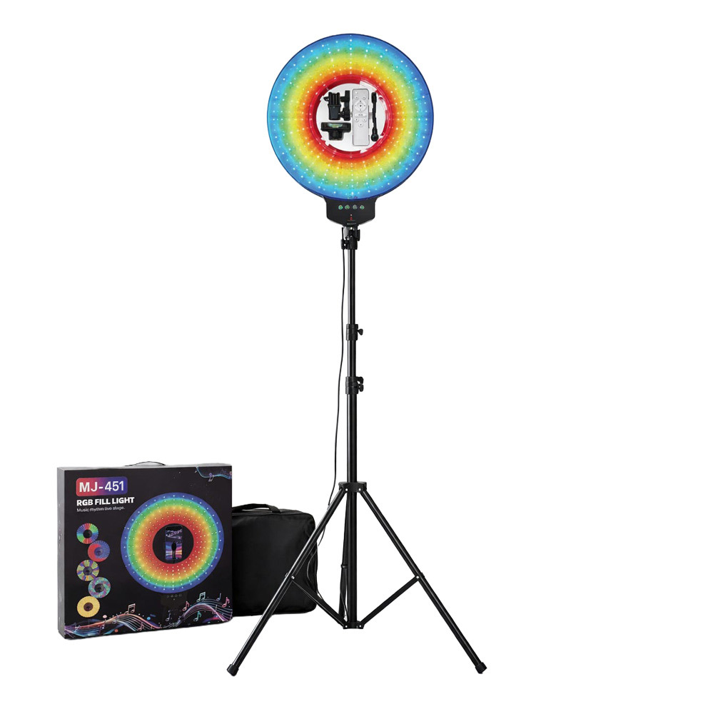 LED lampa RGB MJ451 sa drzacem - mobilni telefon