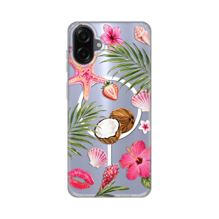 Zastitna maska (futrola) print Magsafe - Samsung A075F Galaxy A07 Coconut Paradise