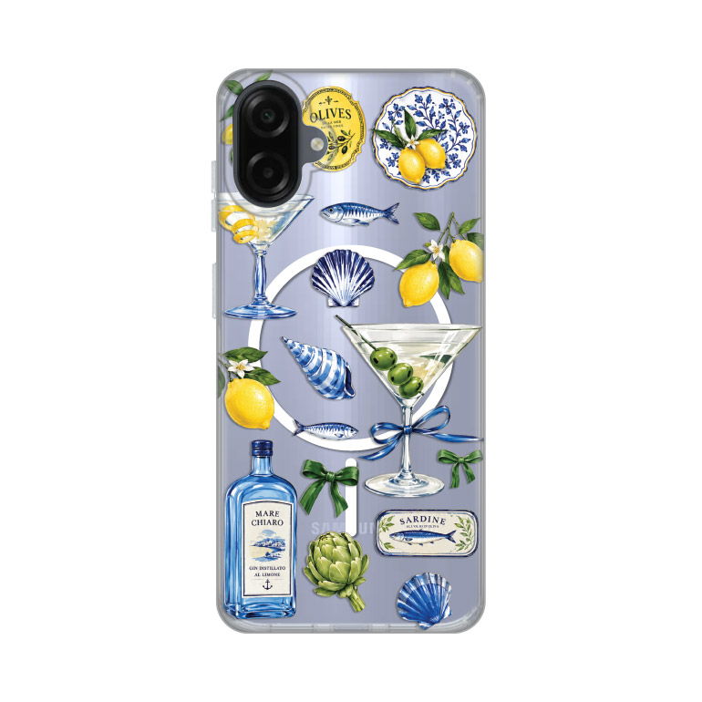 Zastitna maska (futrola) print Magsafe - Samsung A075F Galaxy A07 Mediterranean Martini