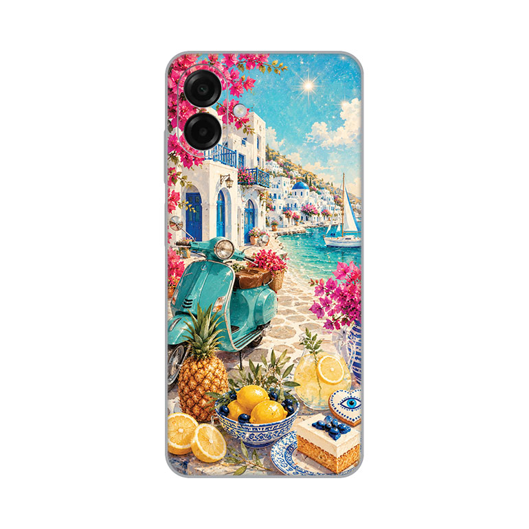 Zastitna ultra tanka (skin) maska / futrola PRINT - Samsung A075F Galaxy A07 Summer in Greece