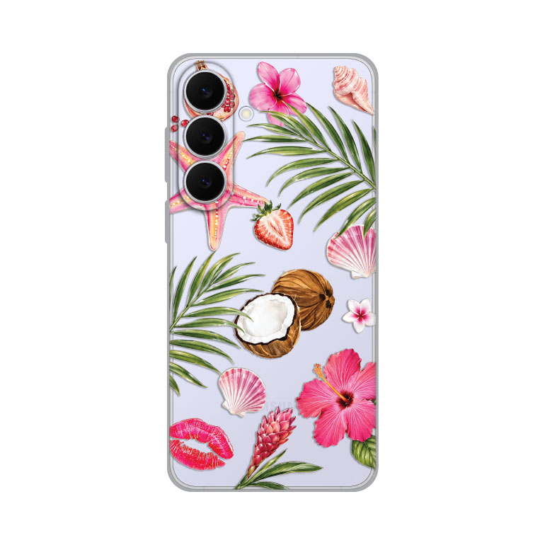 Zastitna silikonska maska (futrola) PRINT - Samsung S731B Galaxy S25 Fe Coconut Paradise