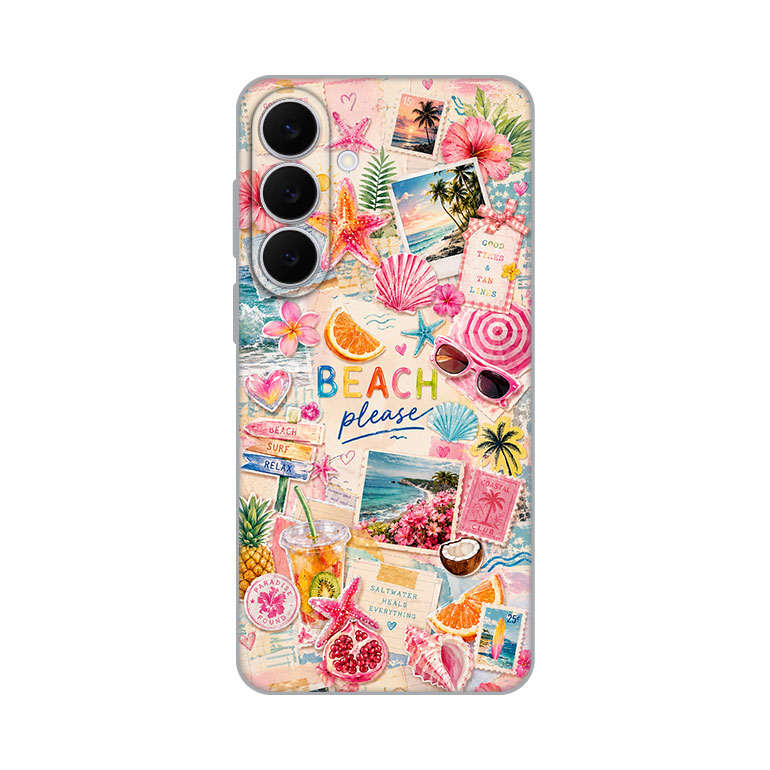 Zastitna ultra tanka (skin) maska / futrola PRINT - Samsung S731B Galaxy S25 Fe Beach Please