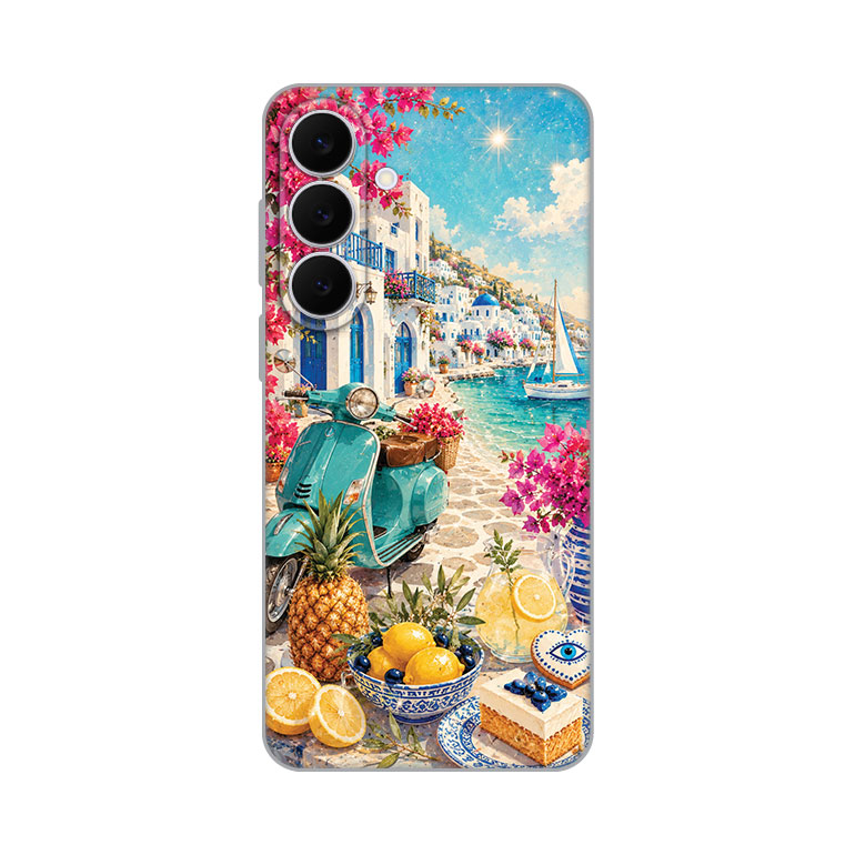 Zastitna ultra tanka (skin) maska / futrola PRINT - Samsung S731B Galaxy S25 Fe Summer in Greece
