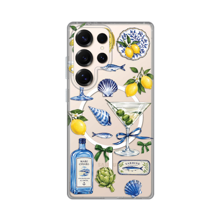 Zastitna maska (futrola) print Magsafe - Samsung S938 Galaxy S25 Ultra Mediterranean Martini