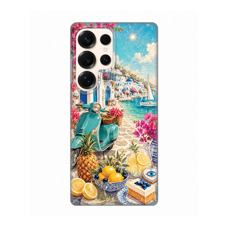 Zastitna ultra tanka (skin) maska / futrola PRINT - Samsung S938 Galaxy S25 Ultra Summer in Greece