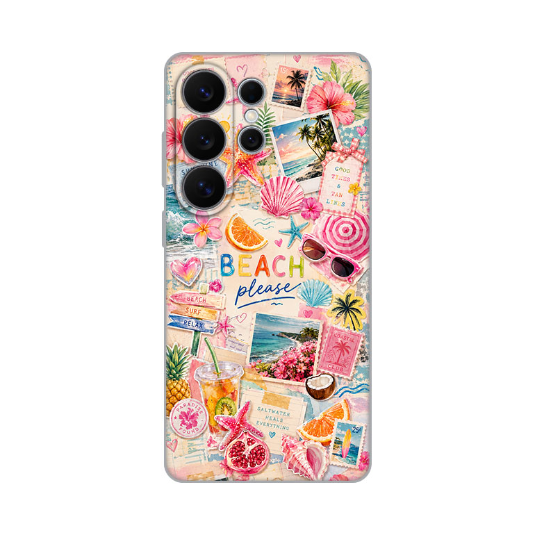 Zastitna ultra tanka (skin) maska / futrola PRINT - Samsung S948 Galaxy S26 Ultra Beach Please