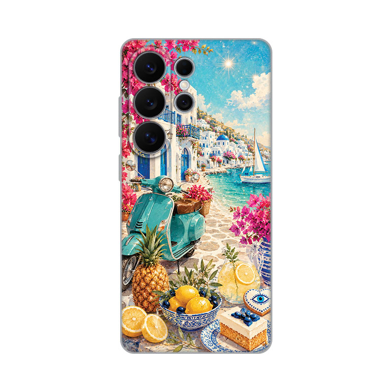 Zastitna ultra tanka (skin) maska / futrola PRINT - Samsung S948 Galaxy S26 Ultra Summer in Greece