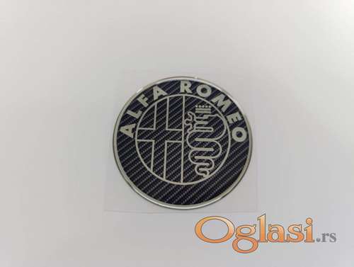 Alfa Romeo carbon stiker