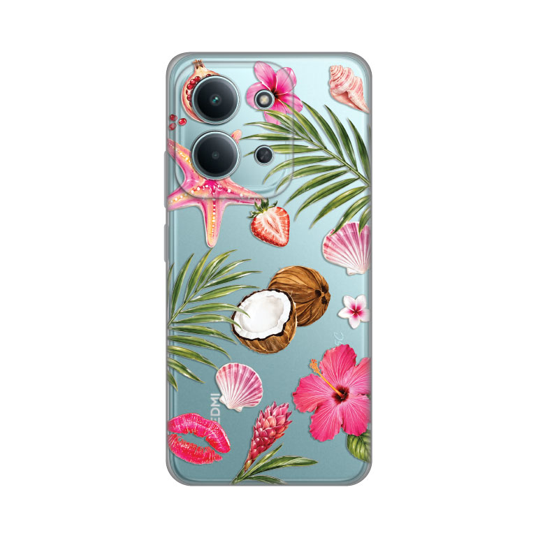 Zastitna silikonska maska (futrola) PRINT - Xiaomi Redmi 15C 4G Coconut Paradise