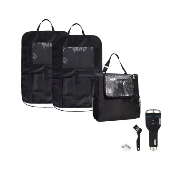 Set Organizator za auto sedište 2/1, termo torba za auto & Auto punjač