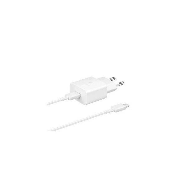 Samsung punjač 15W Type-C + kabel Type-C ( EP-T1510 ) bela