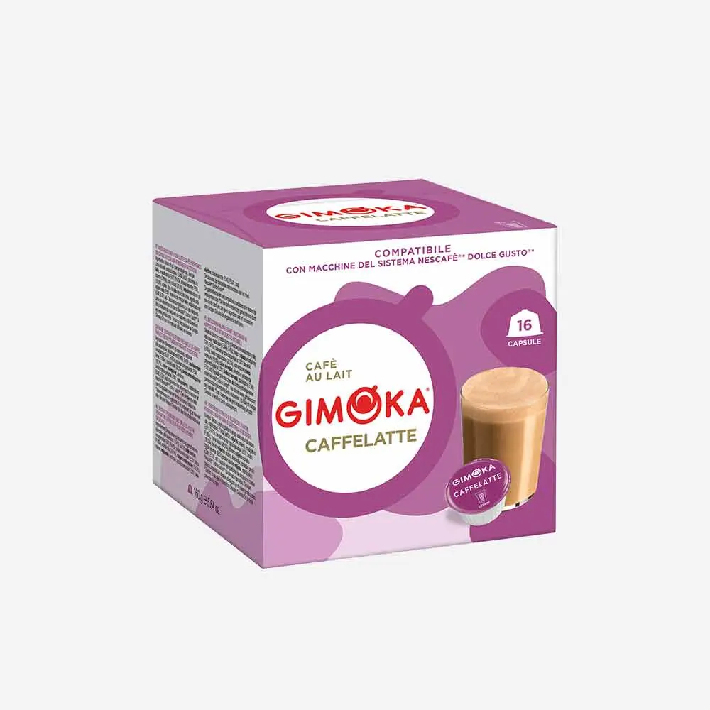 Gimoka Kapsule za Dolce Gusto Caffe Latte, 16 komada