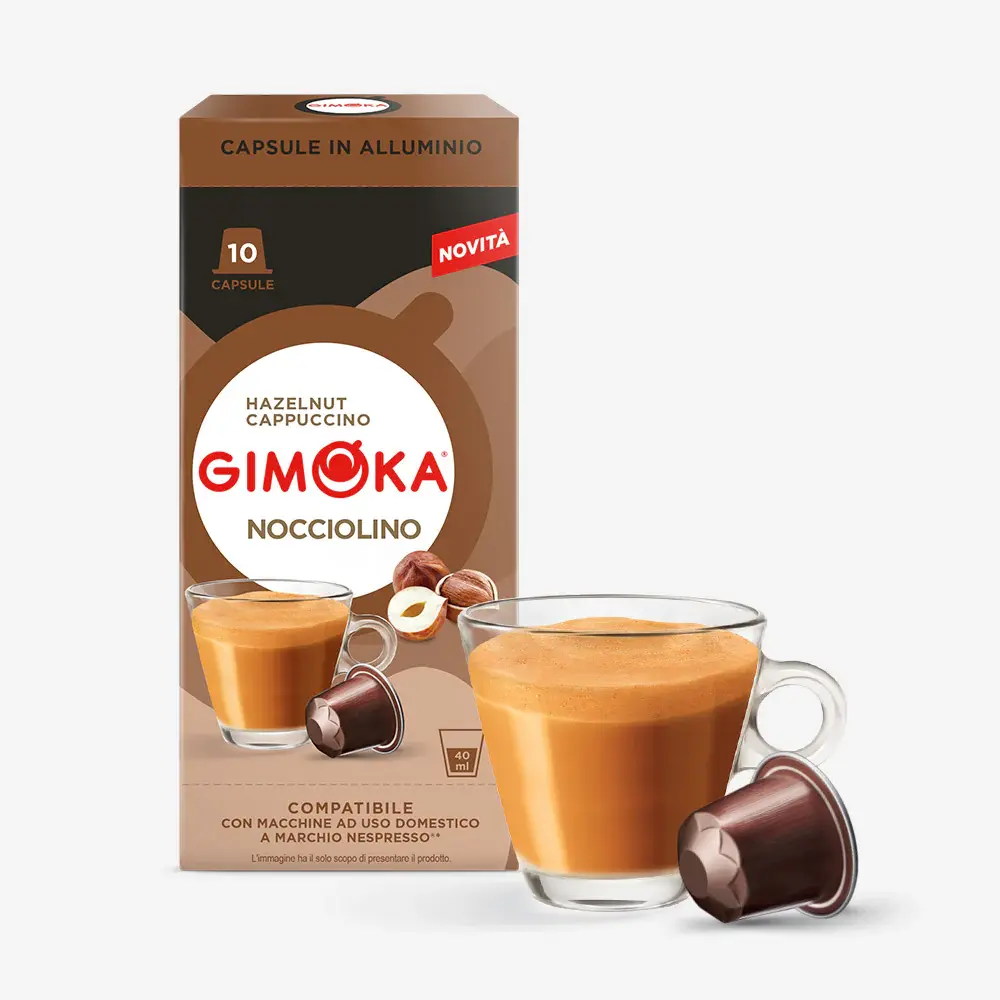Gimoka Kapsule za kafu Nespresso Lešnik, 10 komada