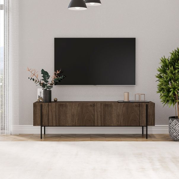 HANAH HOME TV komoda Herman, braon