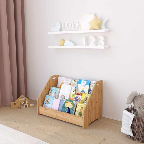 HANAH HOME Polica za knjige Phoenix, braon