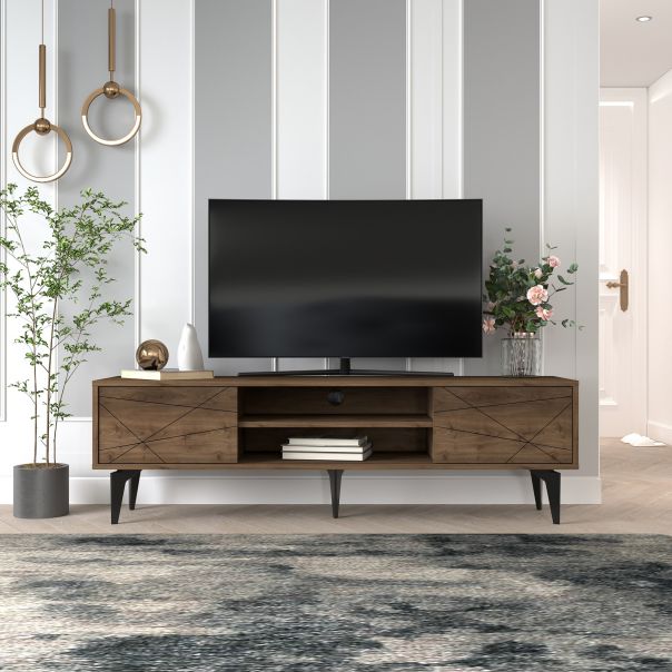 HANAH HOME TV komoda Brendon, braon
