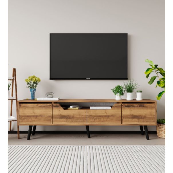 HANAH HOME TV komoda Roma 180, braon