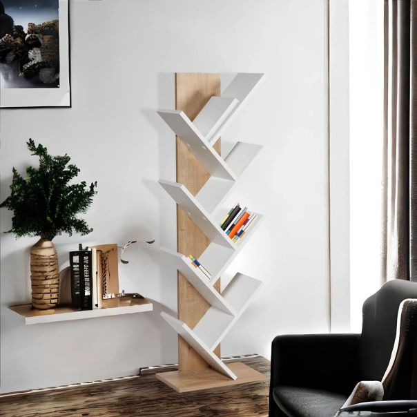 HANAH HOME Polica za knjige Tuval 066