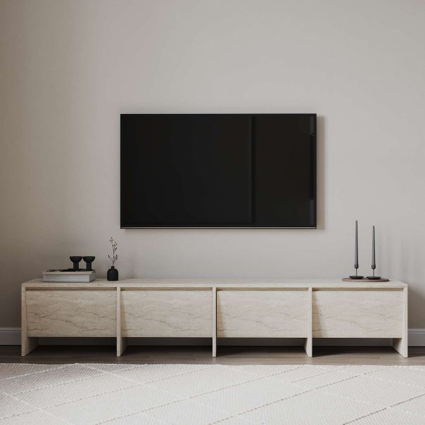 HANAH HOME TV komoda Laris 180, krem