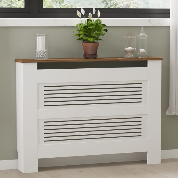 HANAH HOME Maska za radijator Termora, braon/bela