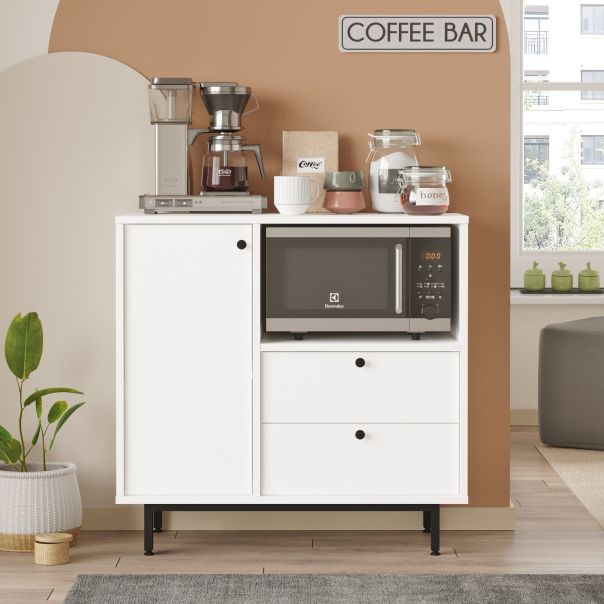 HANAH HOME Kuhinjska komoda RE1-W, bela