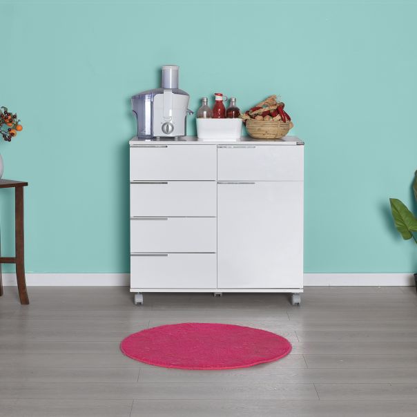 HANAH HOME Komoda Adr-415-Pp-1, bela