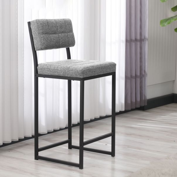 HANAH HOME Barska stolica Retro, siva